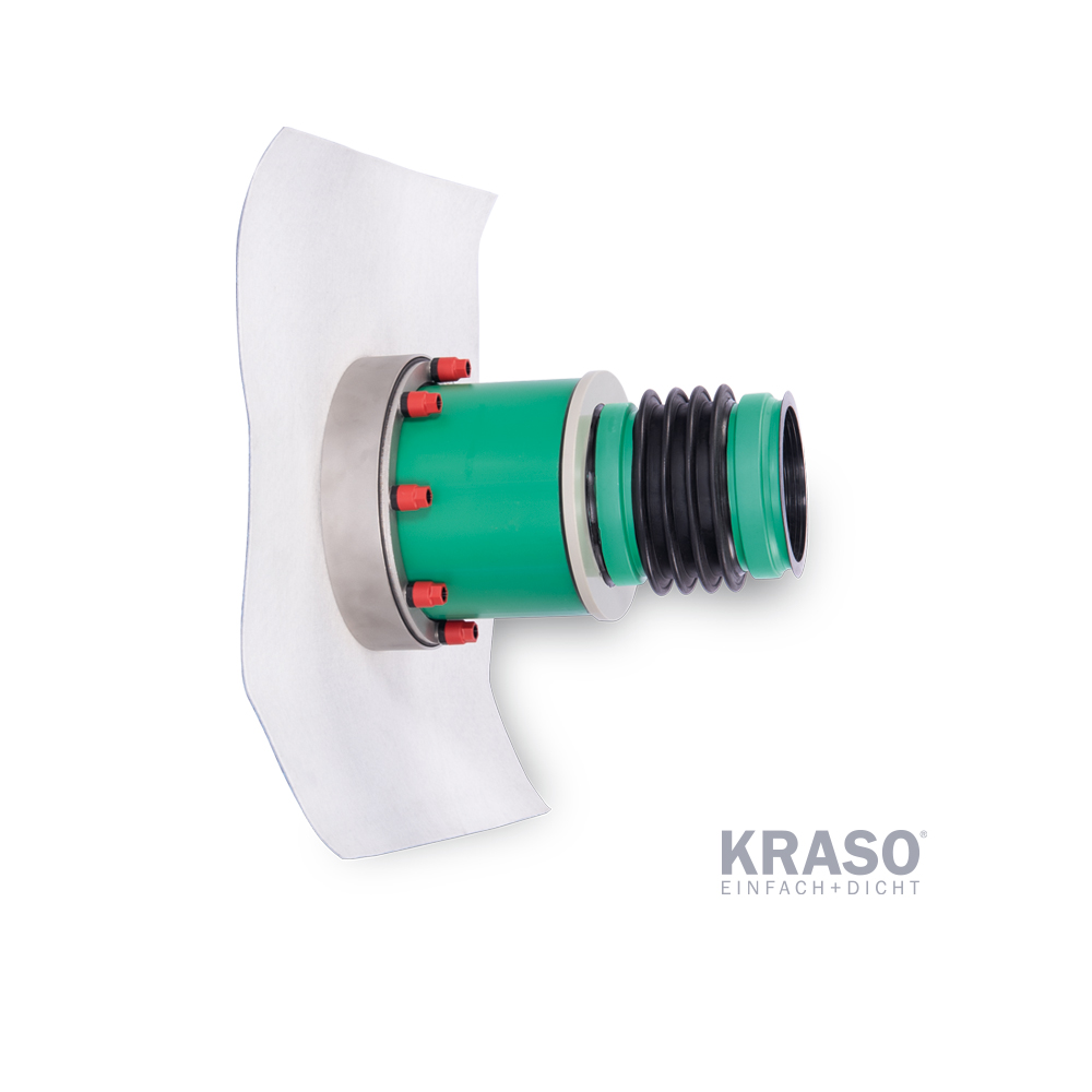KRASO Wall Penetration Type FBV-FR - flow direction